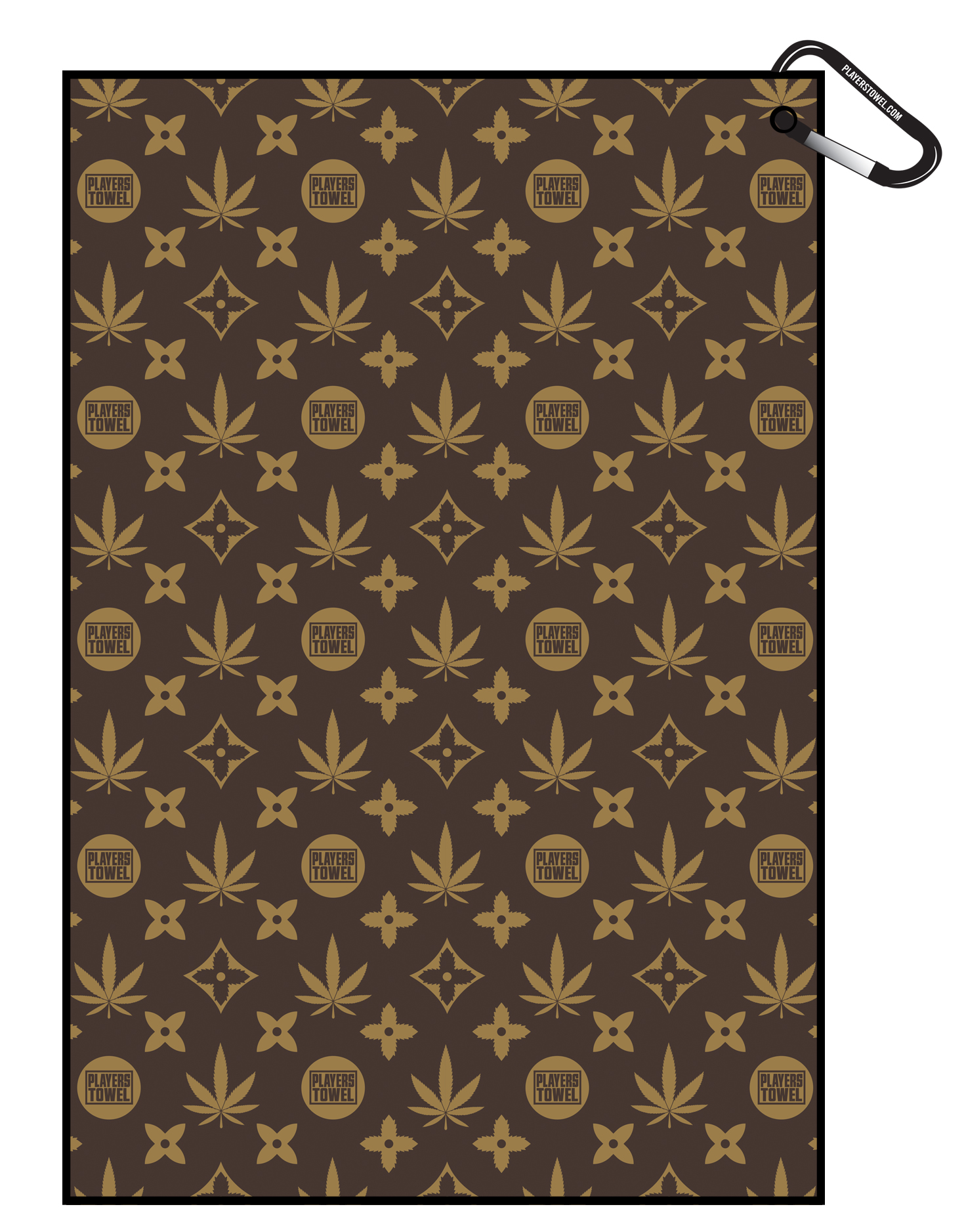 420 Uncle Louie's Weed Pattern Golf Towel